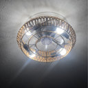 Bay Isle Home Mattawan 19.6"- 4 Light 7 Blade Caged Ceiling Fan with ...